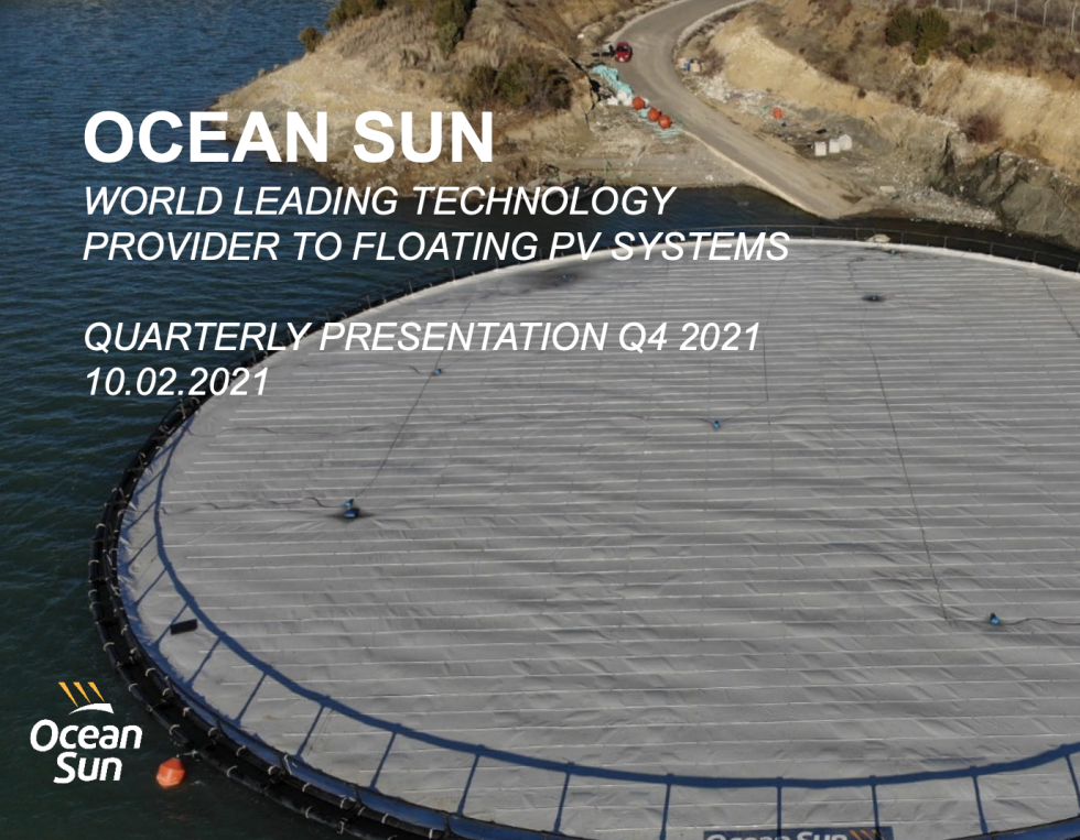 Ocean Sun’s fourth quarter 2021 | Ocean Sun
